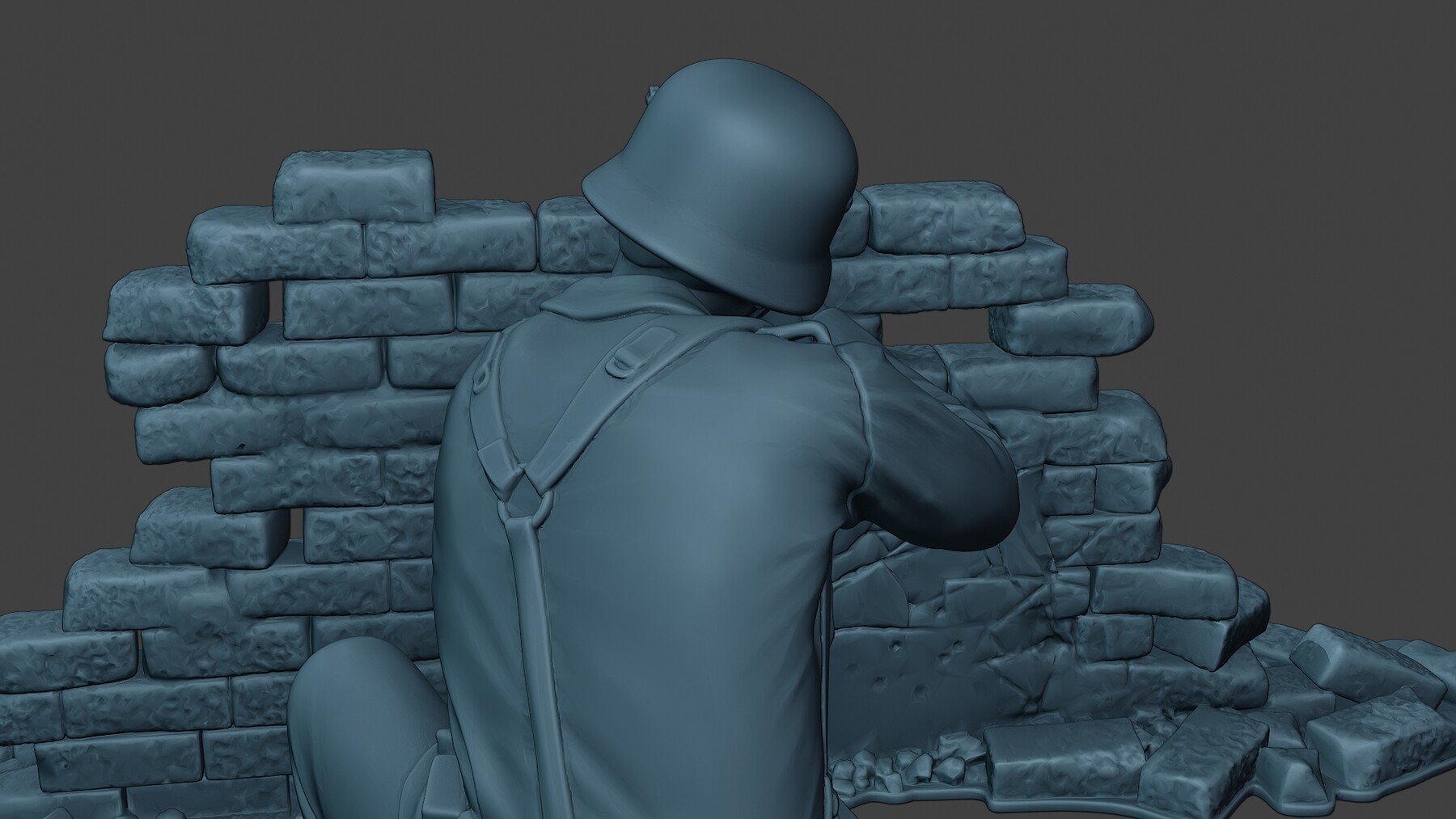 ArtStation - German soldier ww2 shoot cover G5 | Resources