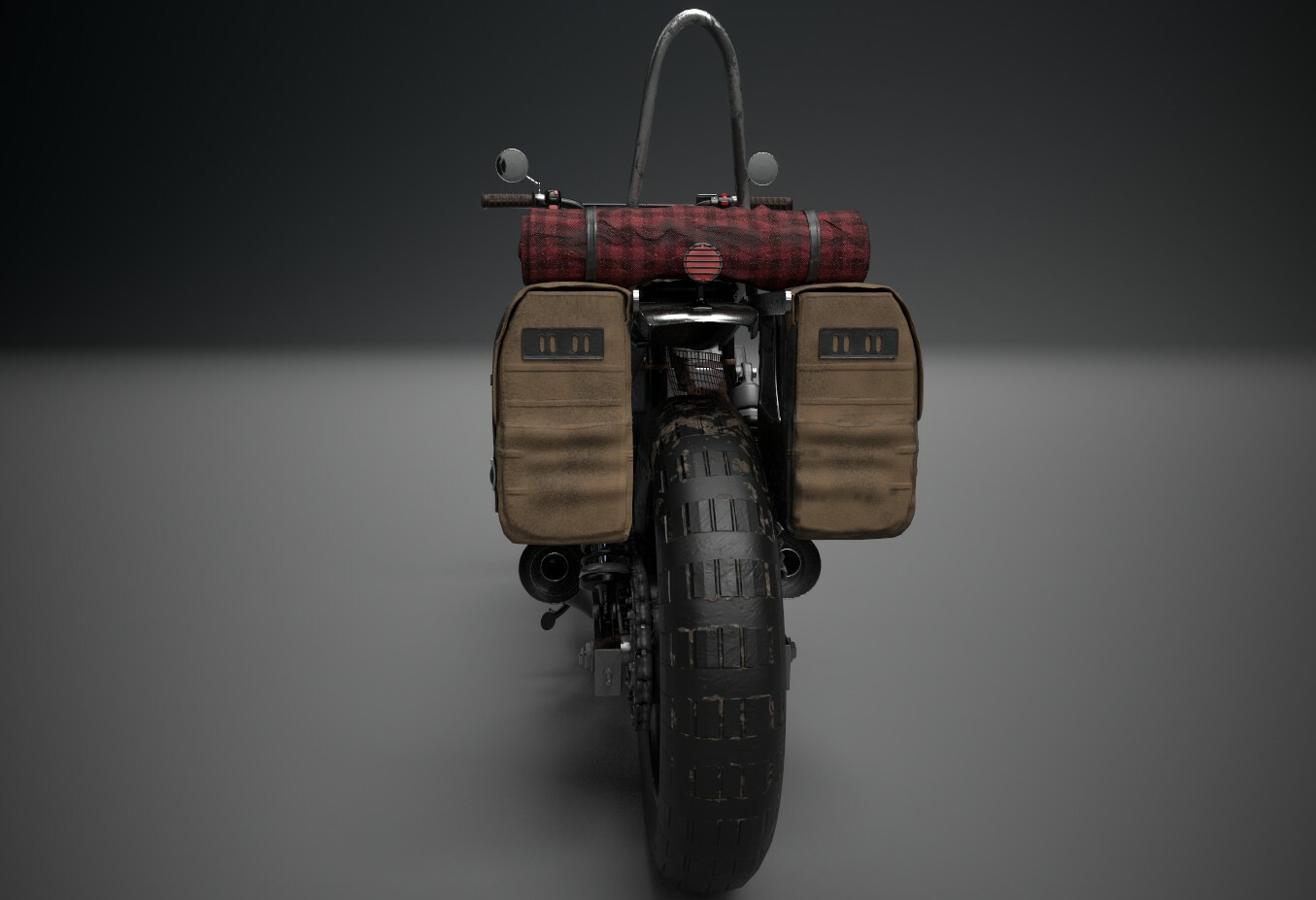 ArtStation - Survivor Motorcycle Post Apocalyptic Game Ready | Game Assets