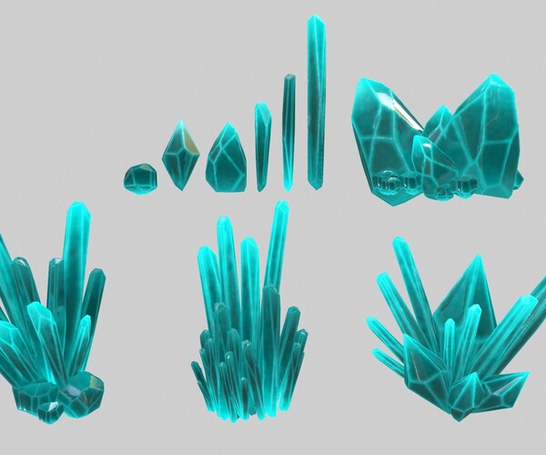 ArtStation - Crystal Set | Game Assets