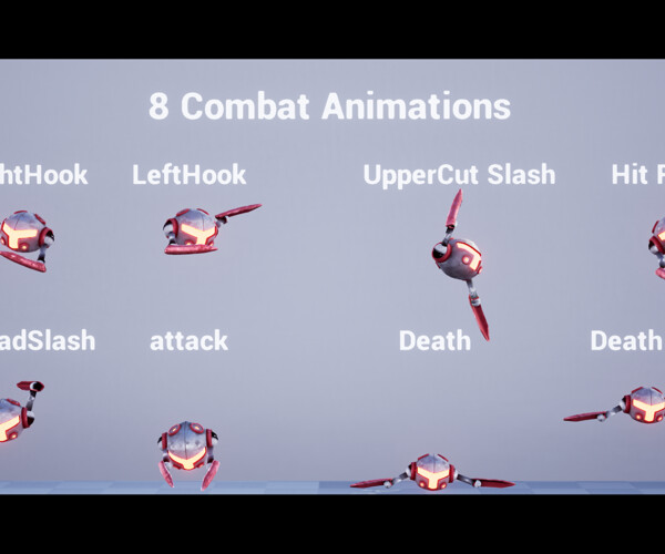 ArtStation - Sci-Fi Drones - (Unreal Engine 4 Game Ready Characters ...