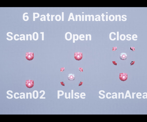 ArtStation - Sci-Fi Drones - (Unreal Engine 4 Game Ready Characters ...