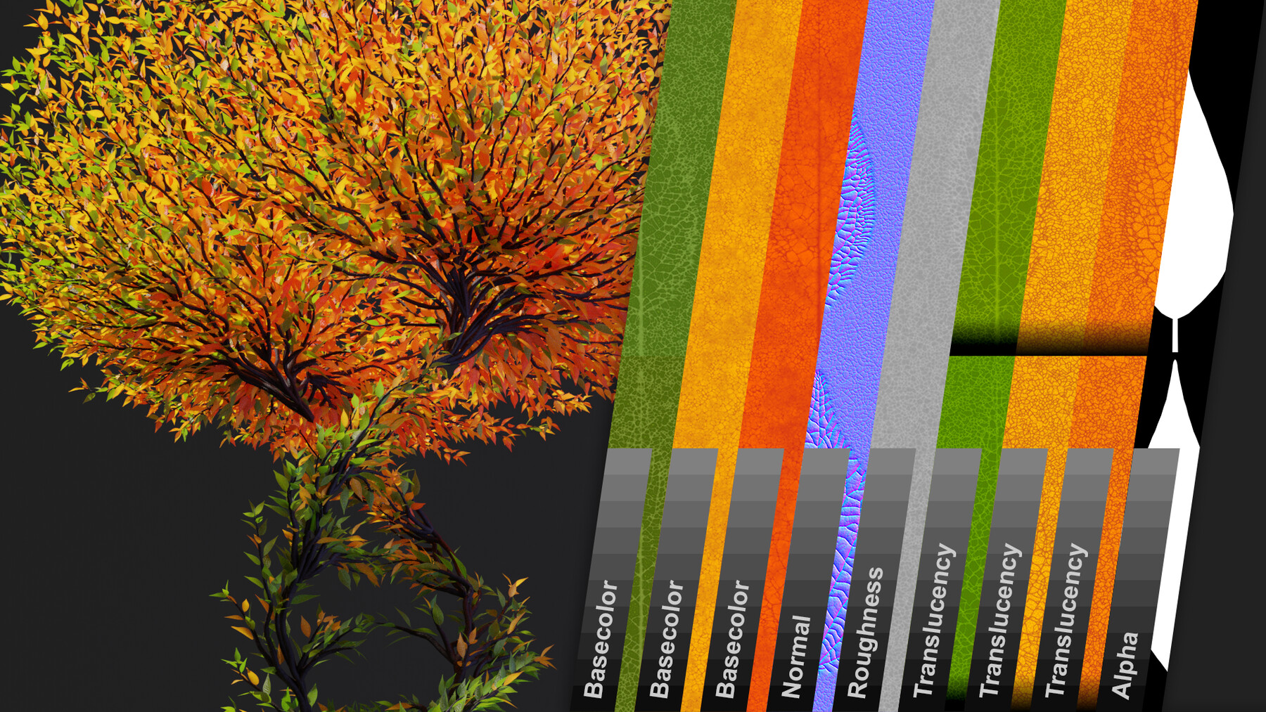 ArtStation - Tree in a shape of a DNA chain | Resources