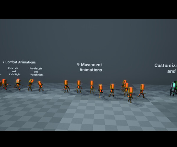 ArtStation - Radical Robots Pack - Unreal Engine 4 | Game Assets