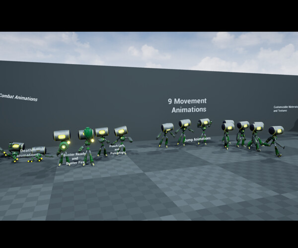 ArtStation - Radical Robots Pack - Unreal Engine 4 | Game Assets