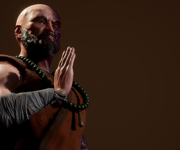 ArtStation - Corrupted Monk | Game Assets