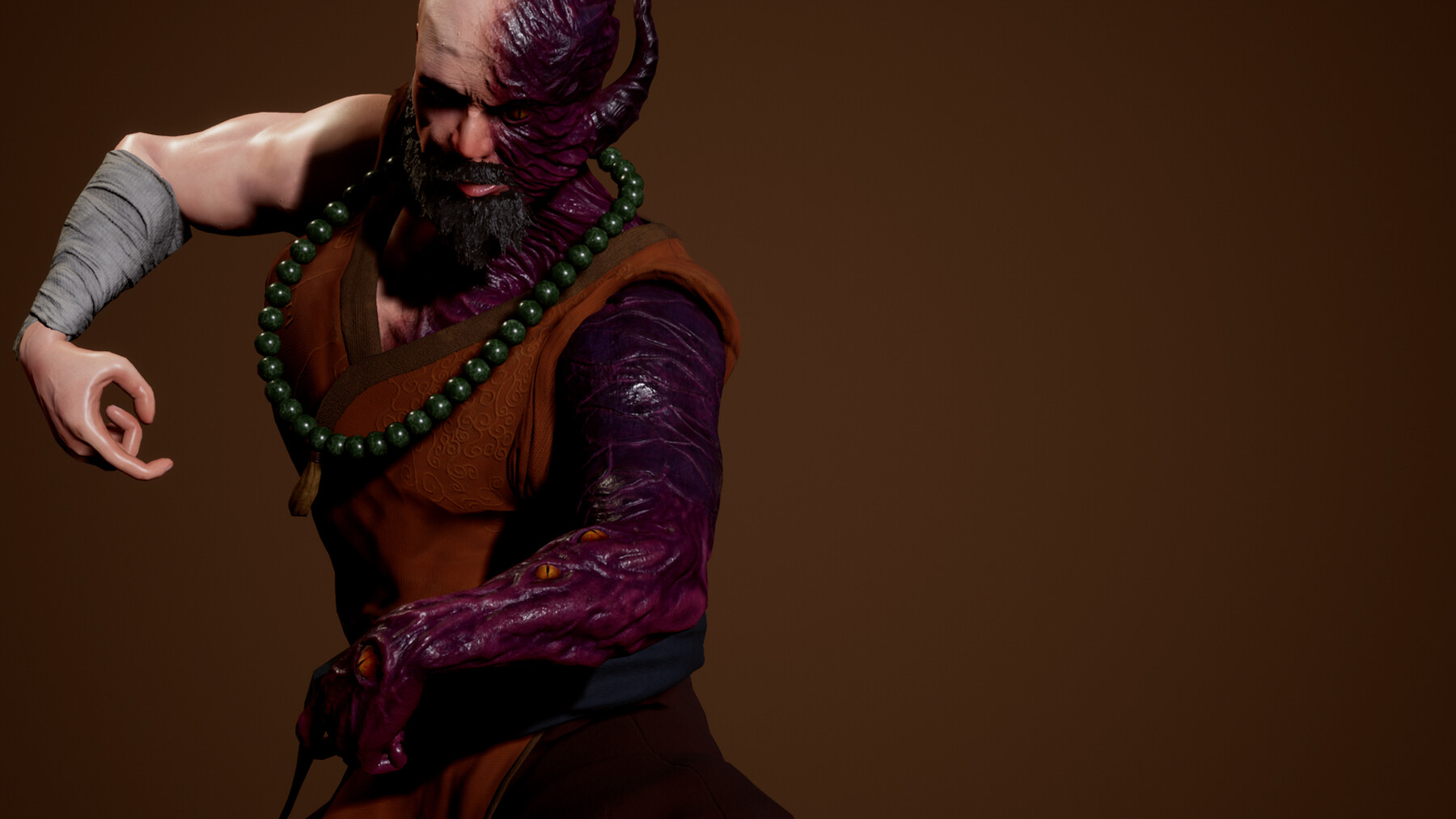 ArtStation - Corrupted Monk | Game Assets