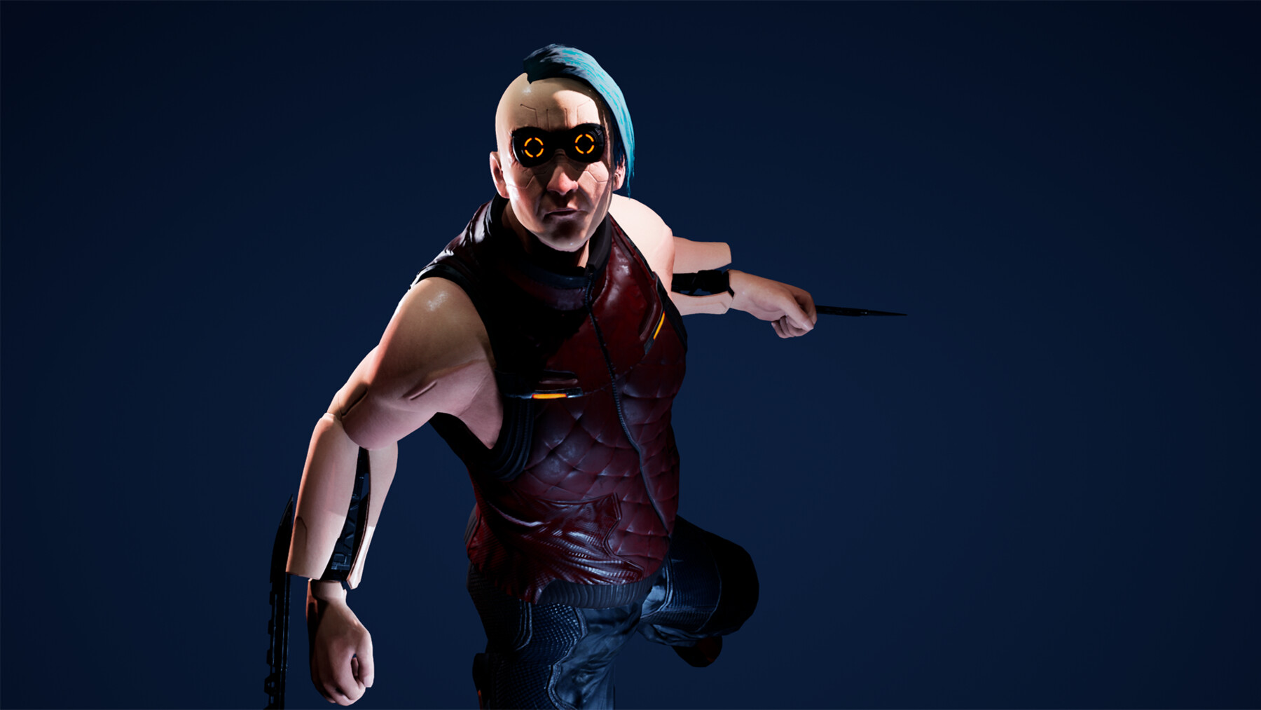 ArtStation - Cyberpunk Thug 1 - Game Ready | Game Assets