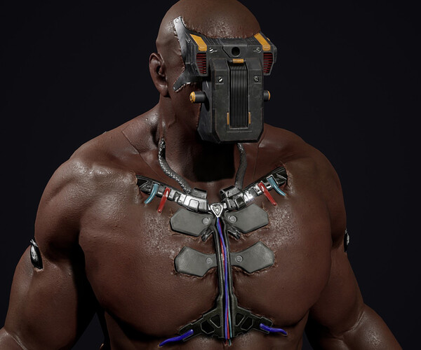ArtStation - Cyberpunk Thug 2 - Game Ready | Game Assets