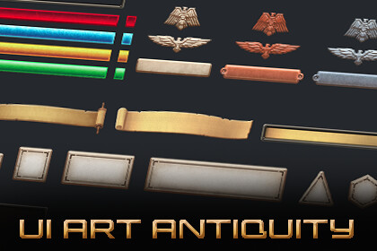 ArtStation - UI Pack - Antiquity | Game Assets
