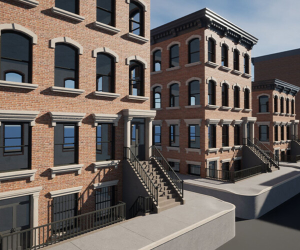 ArtStation - UE4 - City Apartment Building Pack | Game Assets