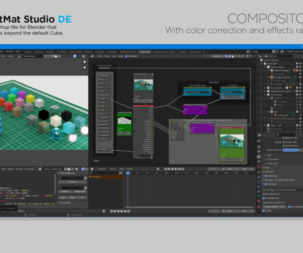 ArtStation - CutMat Studio for Blender | Resources