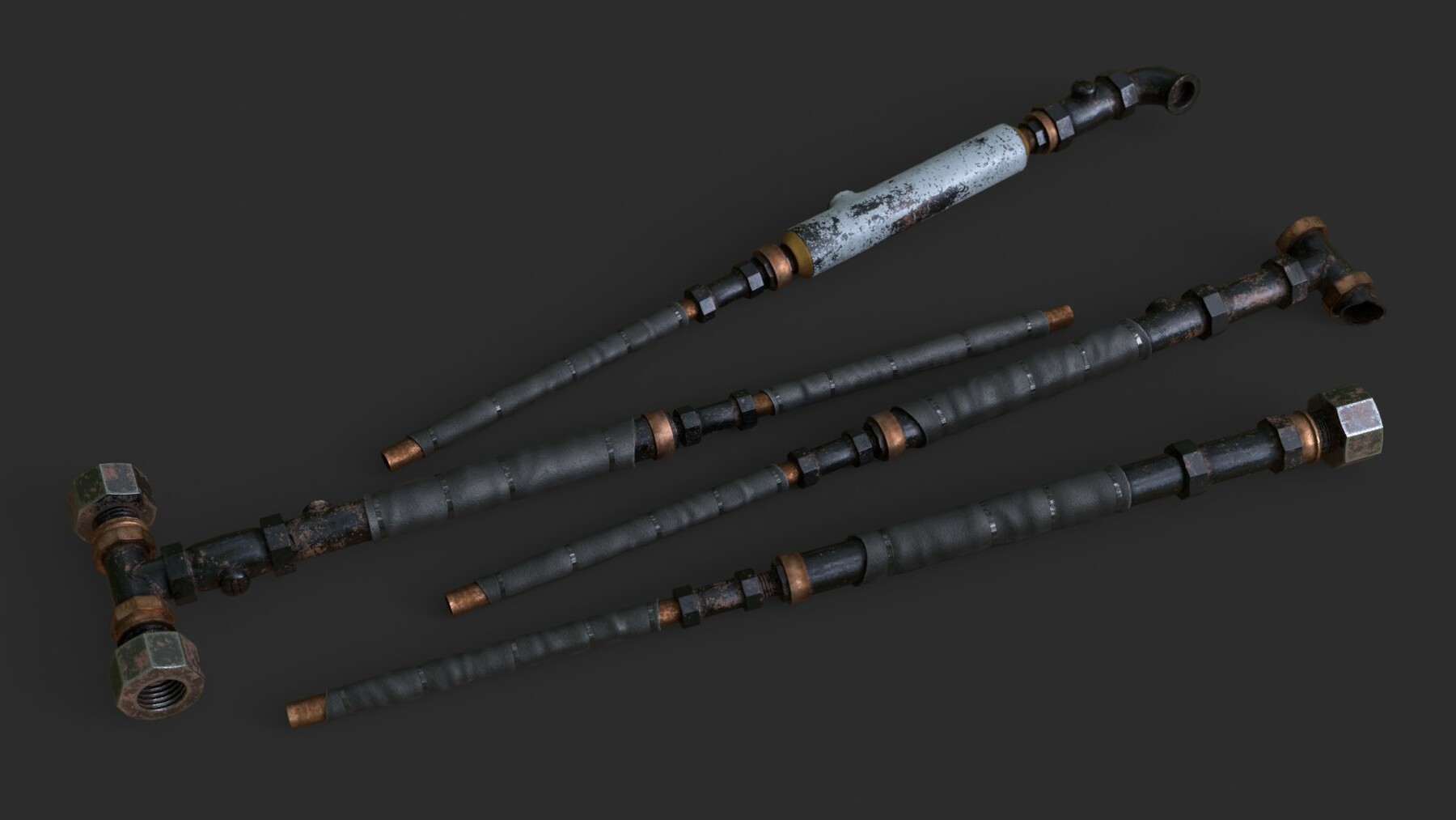 ArtStation - Plumbing Pipes Weapons Pack | Game Assets