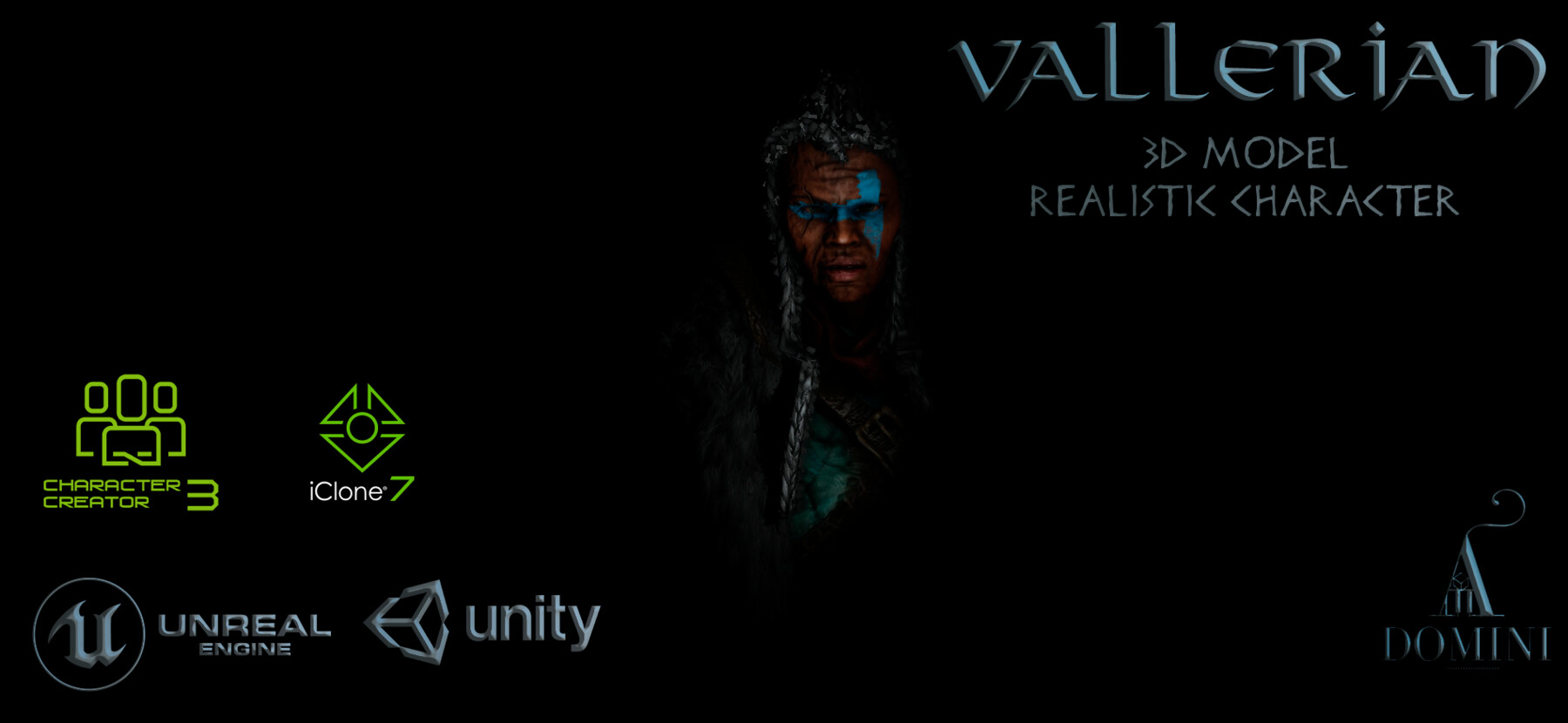 ArtStation - Vallerian 3D Realistic Character(CC3,UE4,Unity) | Game Assets