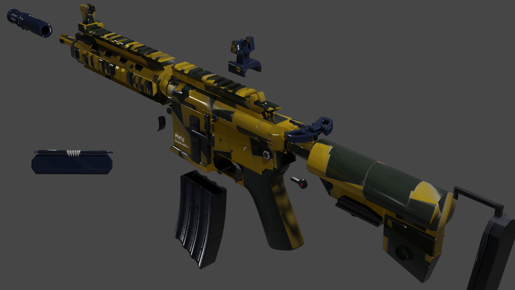 ArtStation - m416 | Game Assets