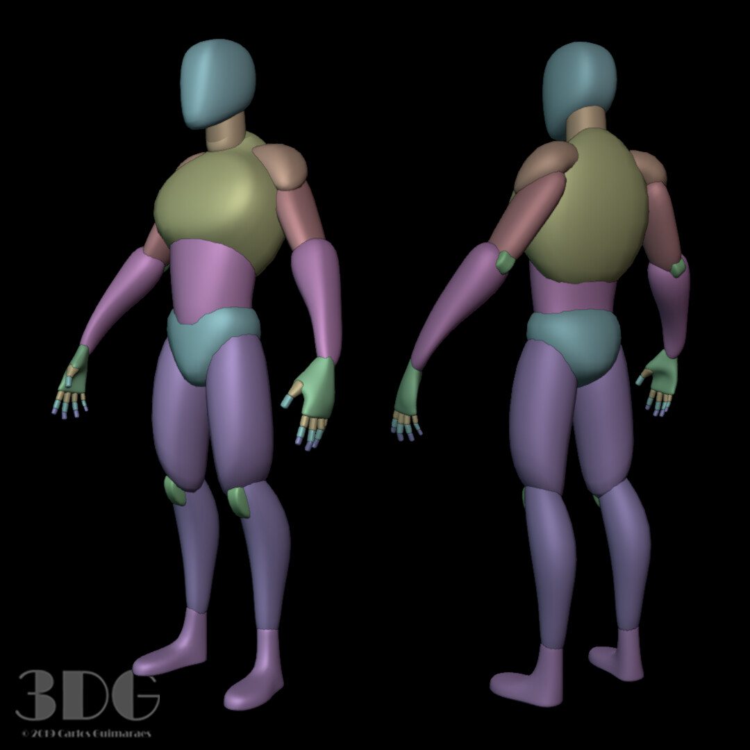ArtStation - Human BaseMesh | Resources