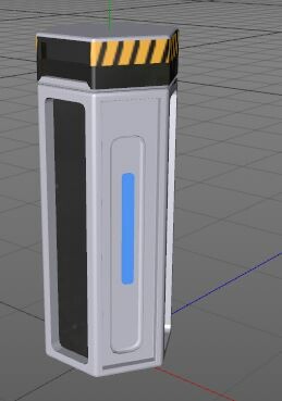 ArtStation - Low poly battery capsule sci fi Low-poly 3D model | Game ...