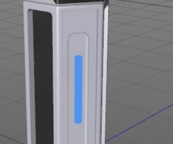 ArtStation - Low poly battery capsule sci fi Low-poly 3D model | Game ...