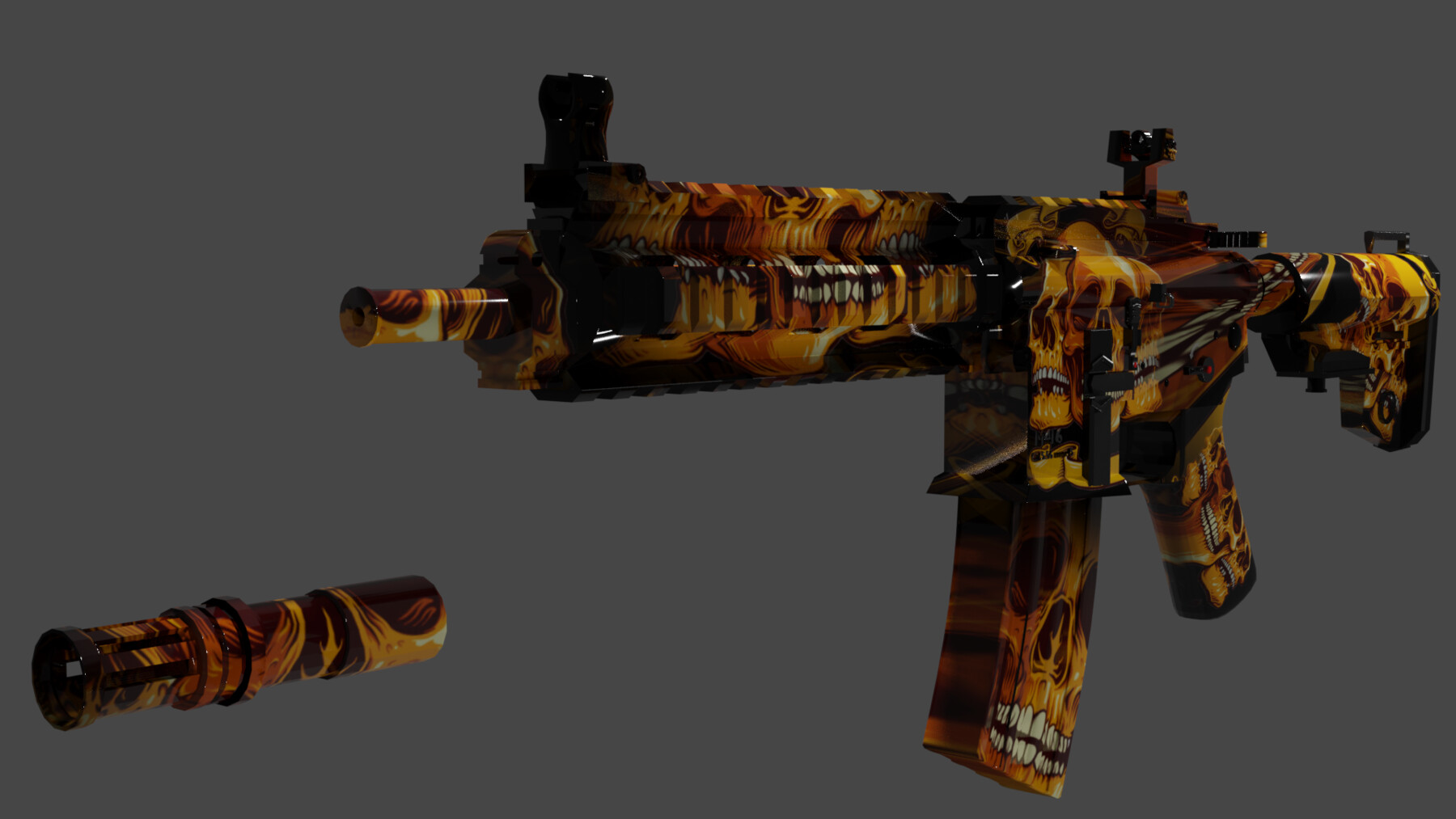 ArtStation - m416 | Game Assets