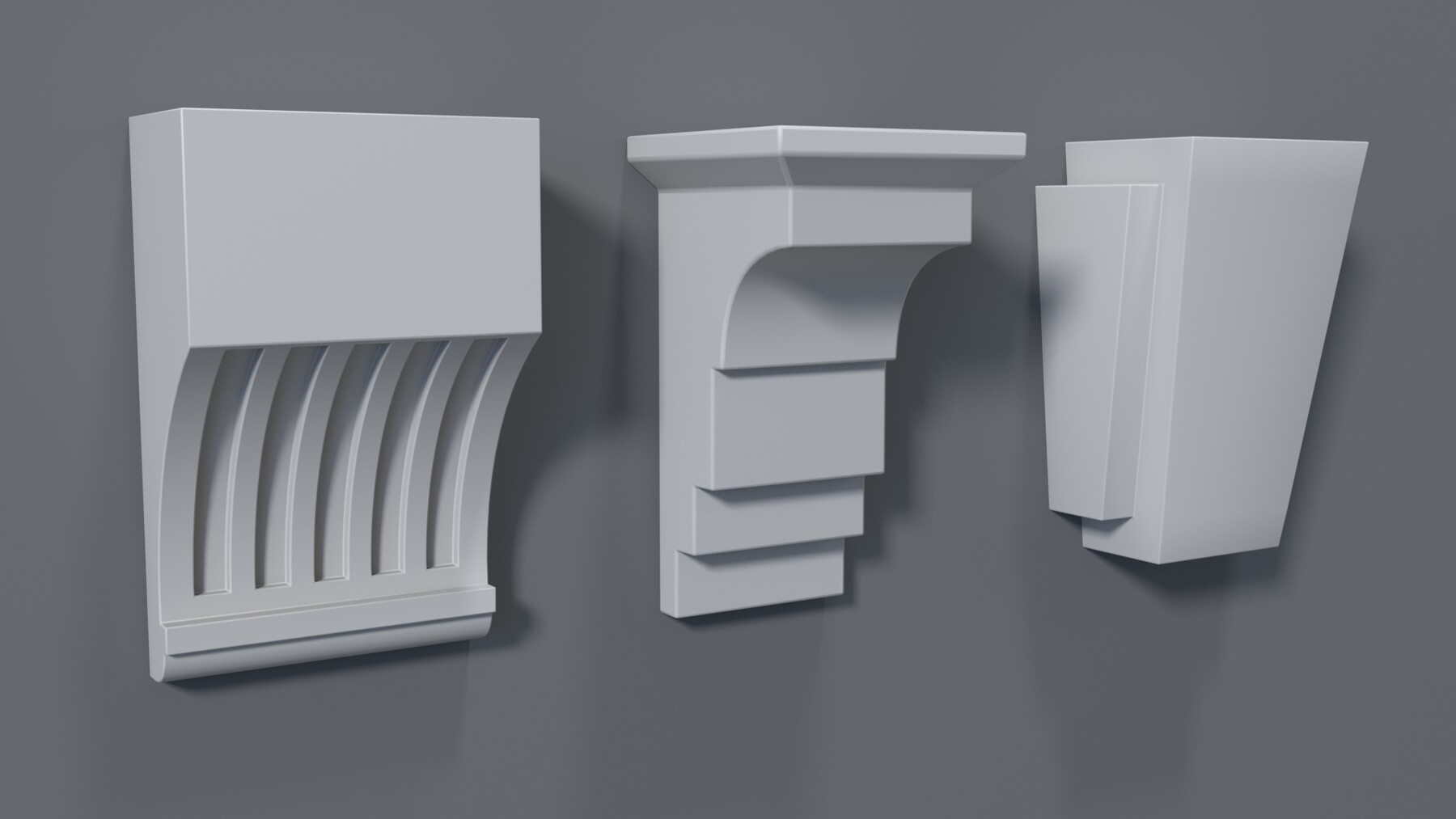 ArtStation - Corbels Collection -1 - 25 pieces | Resources