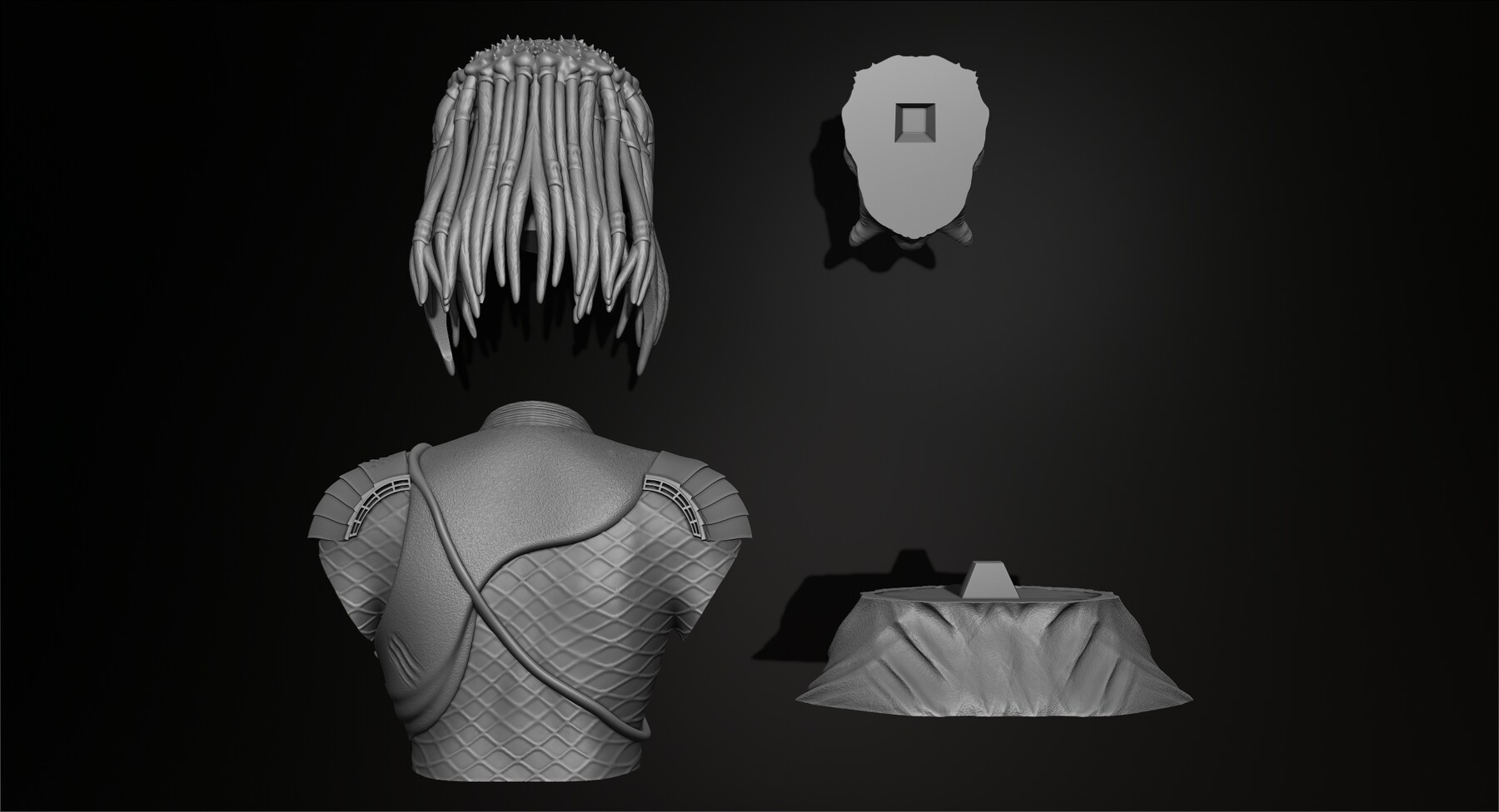 ArtStation - Predator Bust Model File STL for 3D Printer Figurine 3D ...