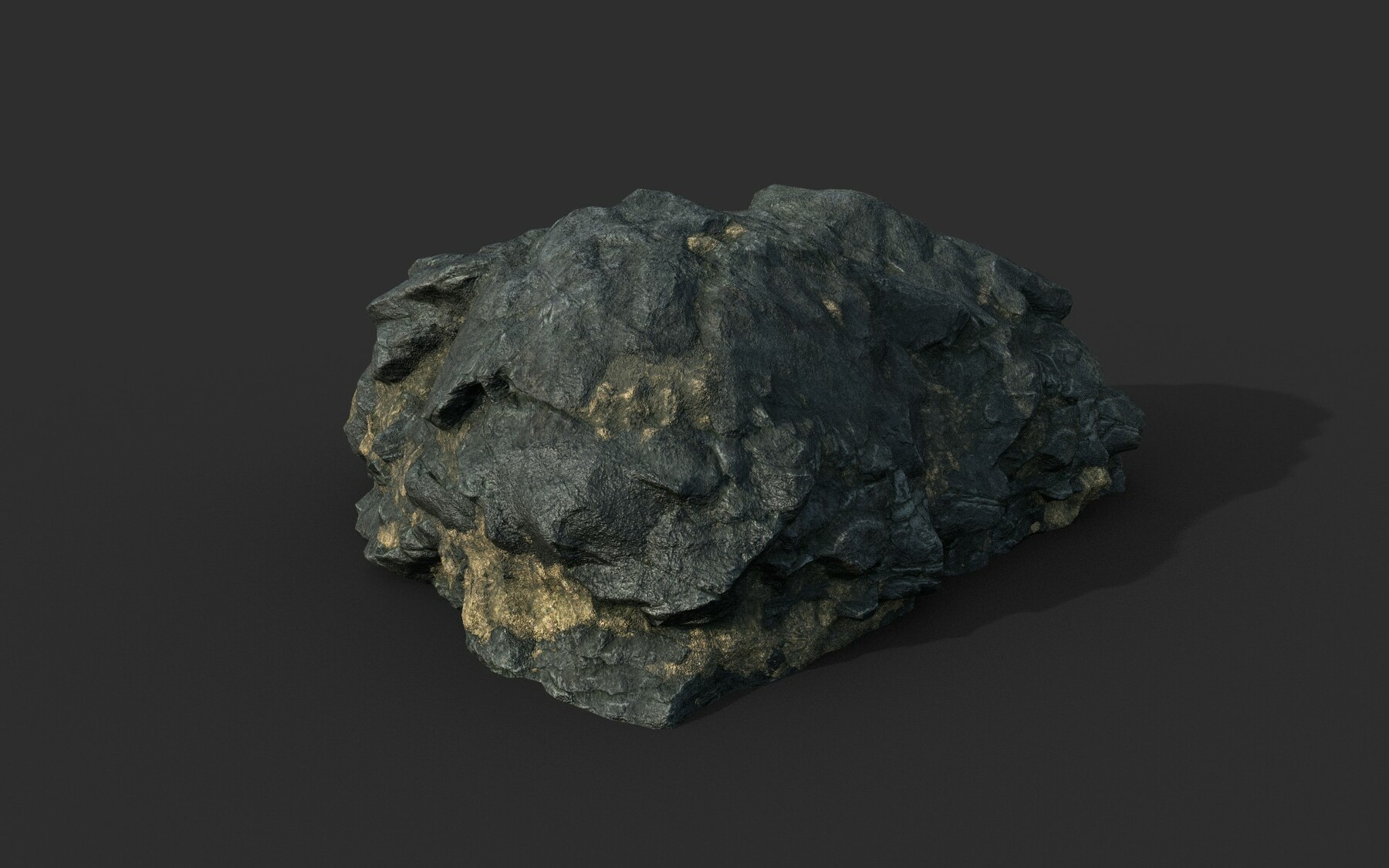 ArtStation - Low poly Black Beach Rock Collection 2 210210 | Game Assets