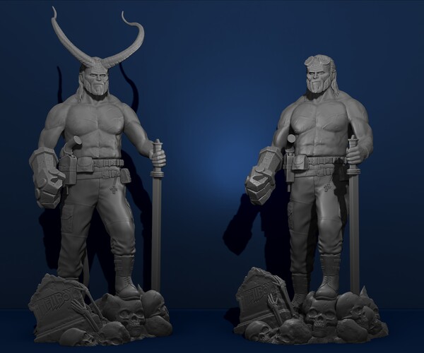 ArtStation - Hellboy DC Comics Action Figures Marvel Model Printing ...