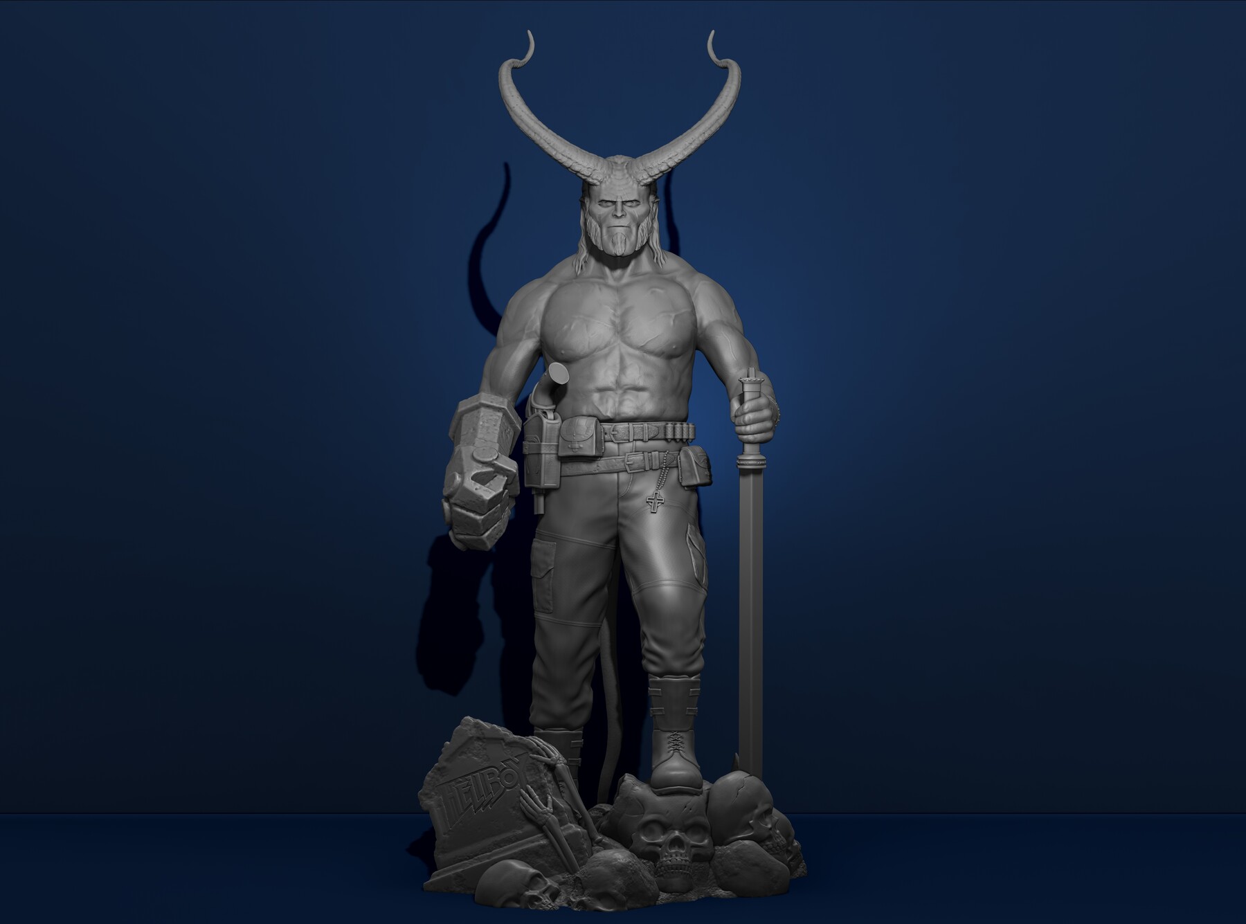 ArtStation - Hellboy DC Comics Action Figures Marvel Model Printing ...