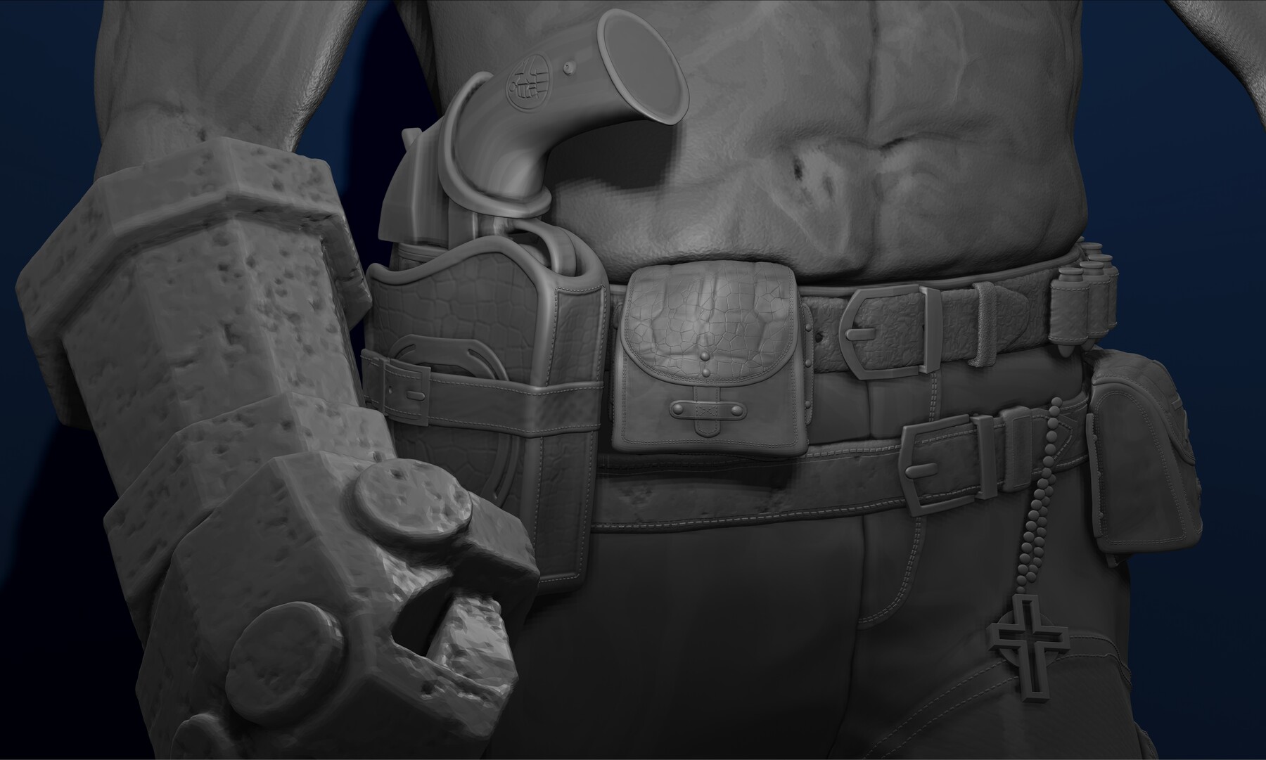 ArtStation - Hellboy DC Comics Action Figures Marvel Model Printing ...