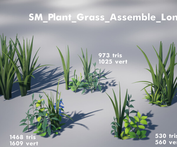 ArtStation - Stylized Grass Pack | Game Assets