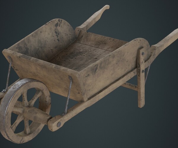 ArtStation - Wheelbarrow 4D | Game Assets