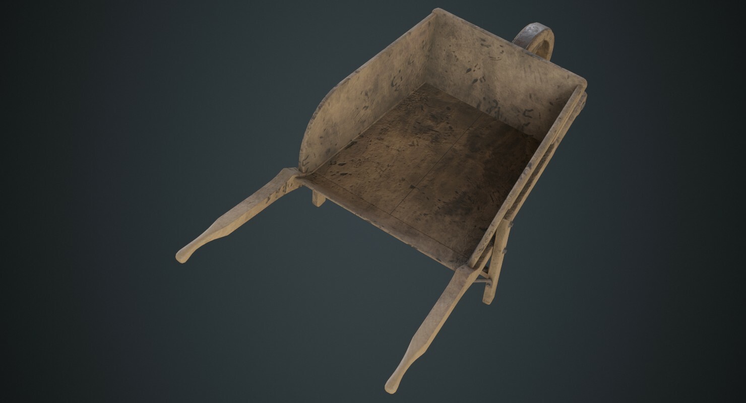 ArtStation - Wheelbarrow 4D | Game Assets