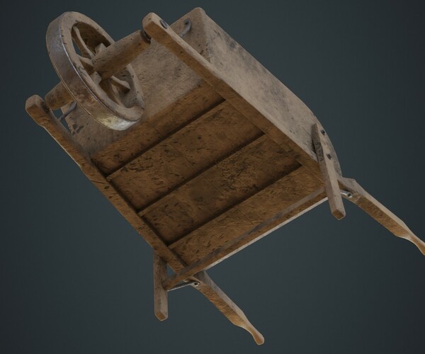 ArtStation - Wheelbarrow 4D | Game Assets
