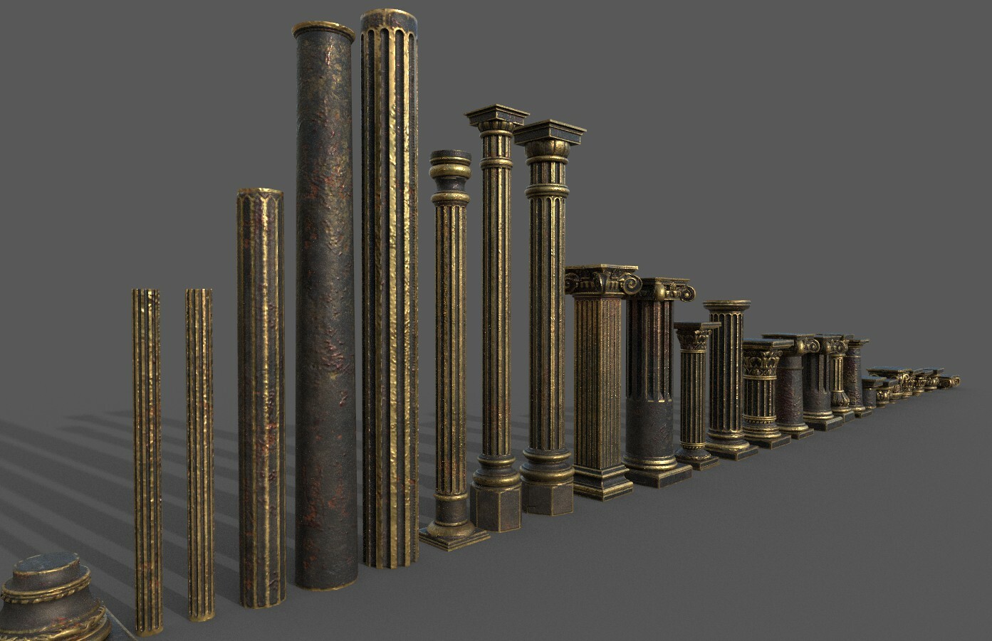 ArtStation - Classic columns | Resources