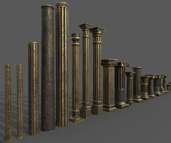 ArtStation - Classic columns | Resources