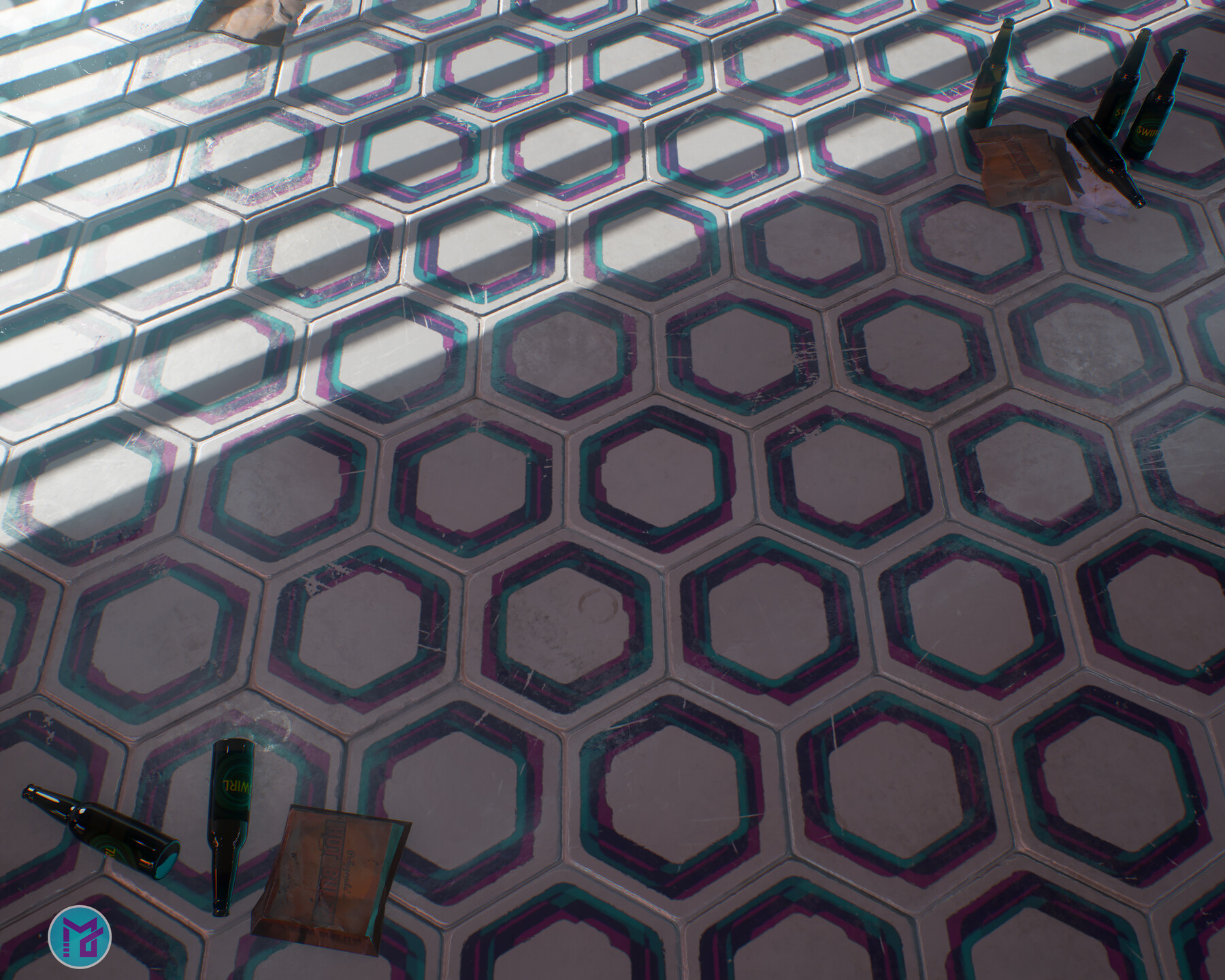 ArtStation - Cyberpunk hex tile generator | Game Assets