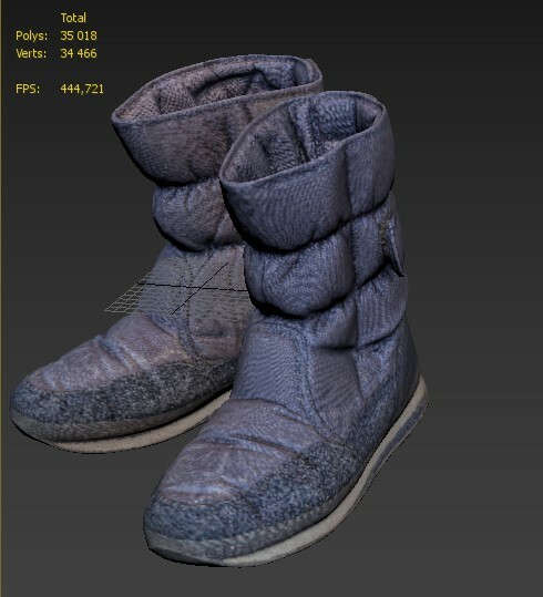 ArtStation - Men boots 180 | Resources