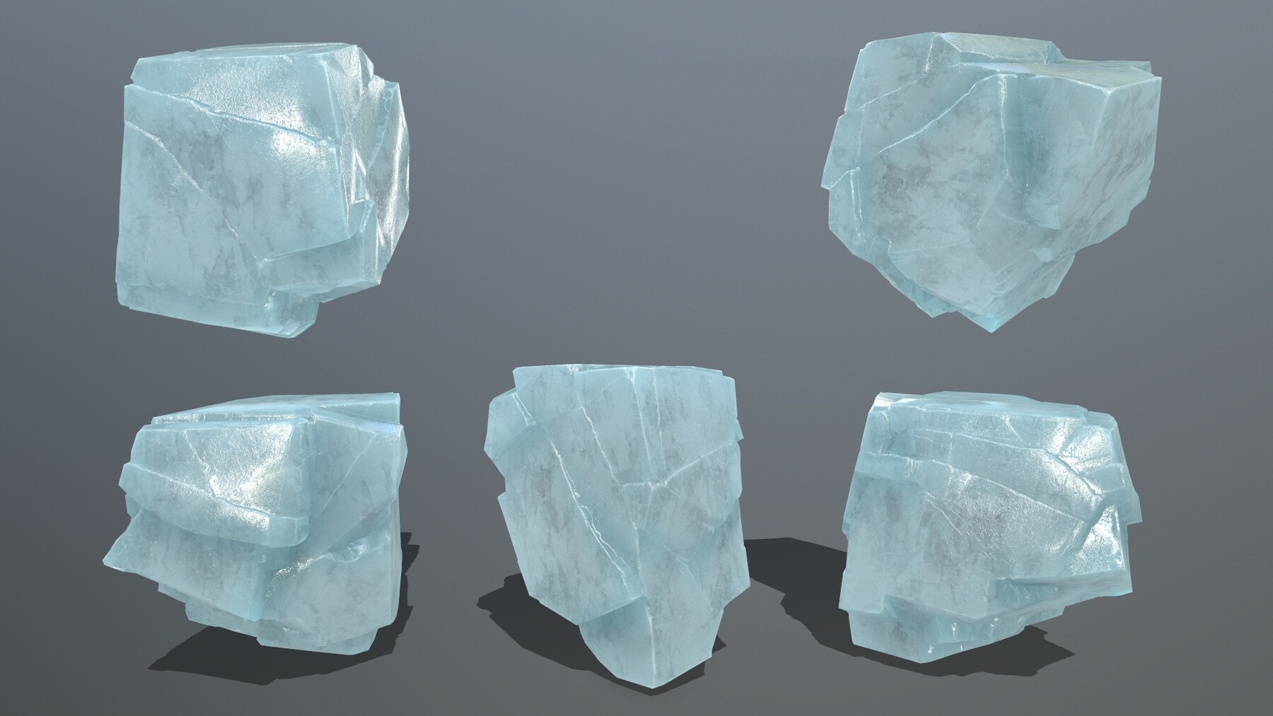 ArtStation - ice set | Game Assets