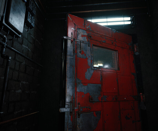 ArtStation - Horror Corridor - Asset Pack UE4/UE5 | Game Assets