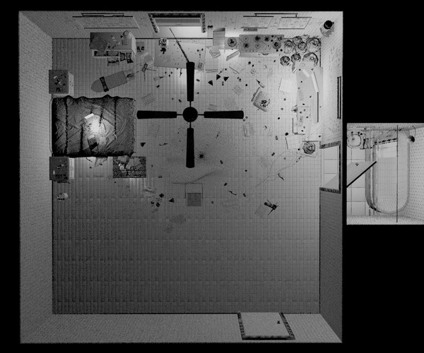 ArtStation - Sniper Room Interior bedroom | Game Assets