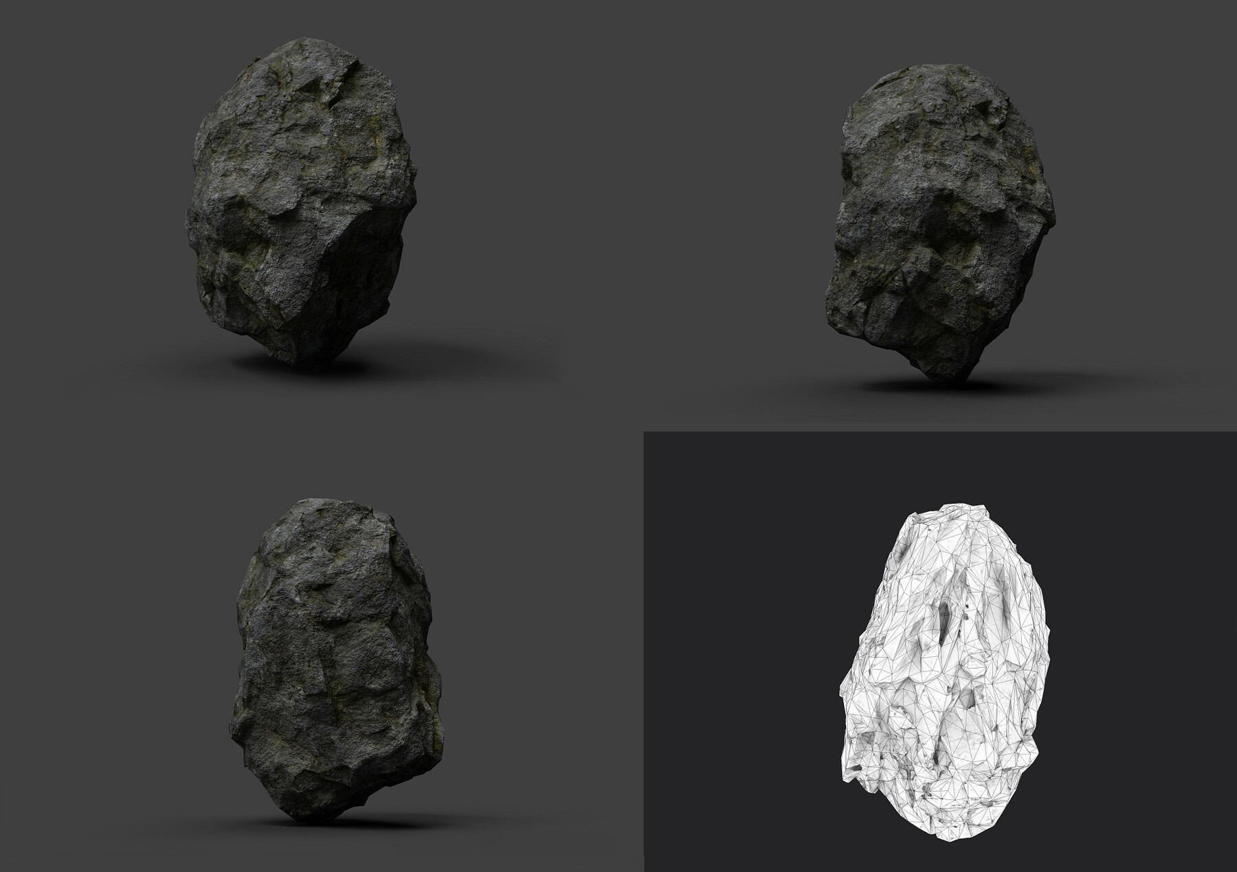 ArtStation - Rock Collection 007 | Game Assets