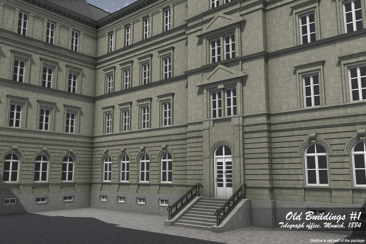 ArtStation - Telegraph office, Munich, 1884 | Resources