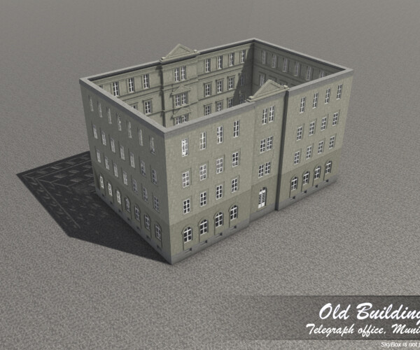 ArtStation - Telegraph office, Munich, 1884 | Resources