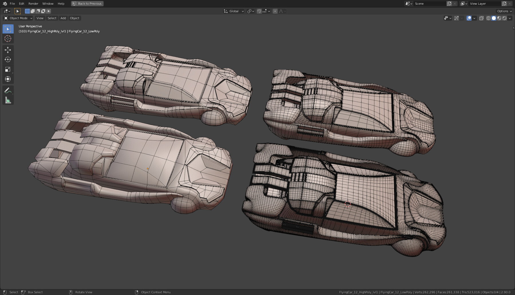 ArtStation - Futuristic-Car-Roads-City v2 | Resources