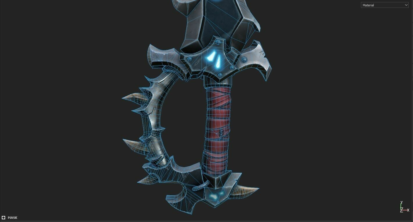 ArtStation - Magical Stylized Sword 3D Model | Game Assets
