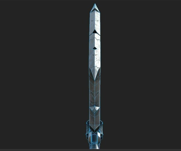 ArtStation - Magical Stylized Sword 3D Model | Game Assets