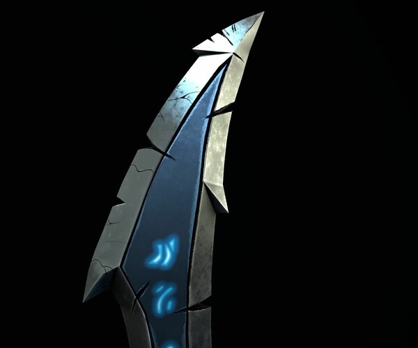 ArtStation - Magical Stylized Sword 3D Model | Game Assets
