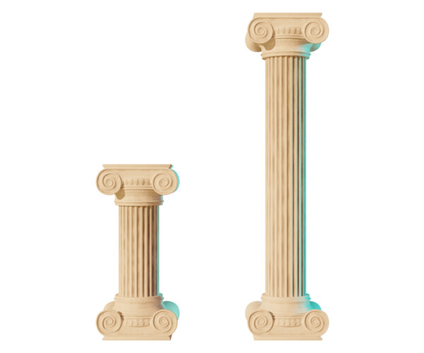 ArtStation - Greek Pillar dirty and clean 3D model | Resources