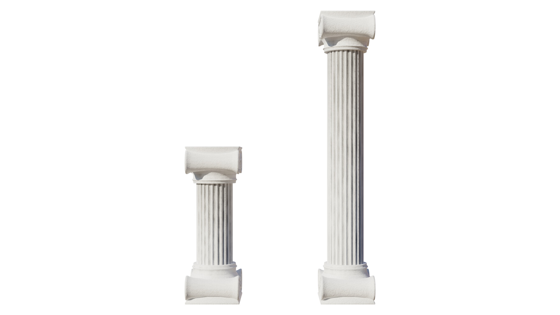 ArtStation - Greek Pillar dirty and clean 3D model | Resources