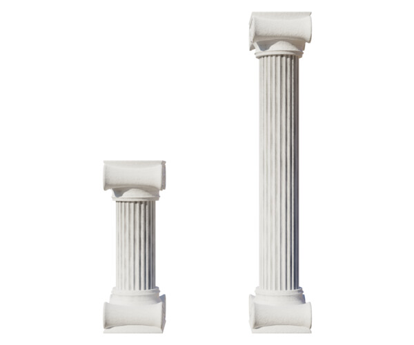 ArtStation - Greek Pillar dirty and clean 3D model | Resources