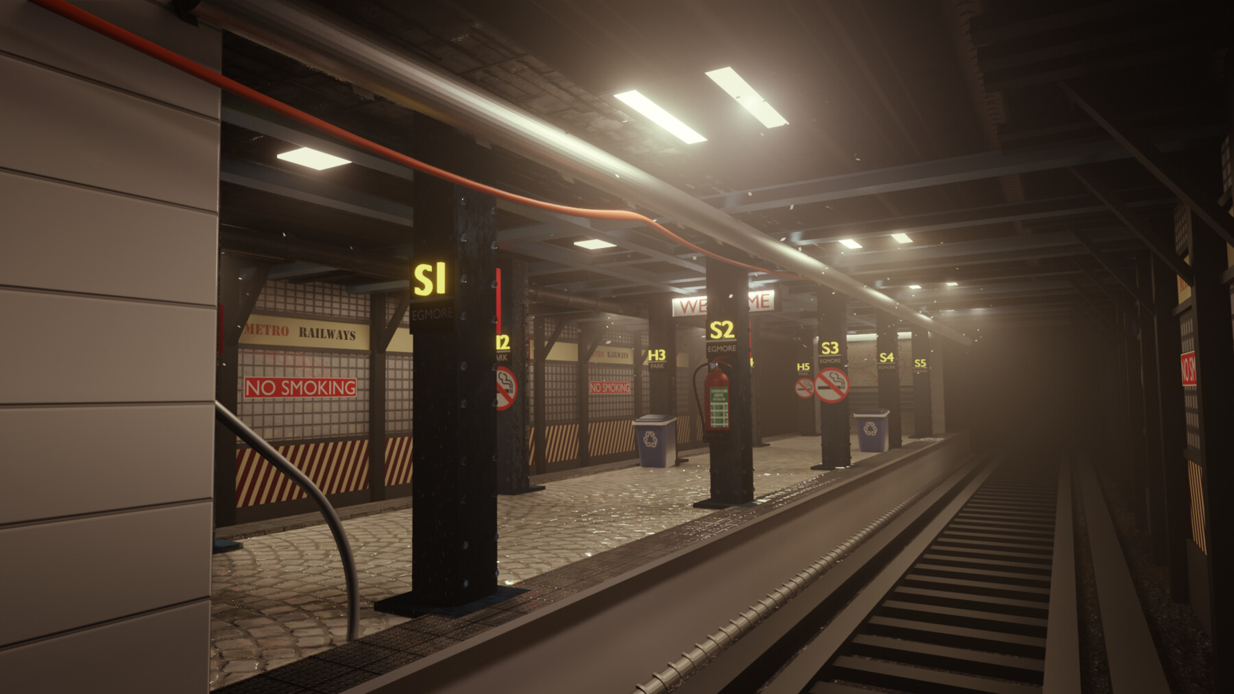 ArtStation - Subway Station Interior 3d model | Resources